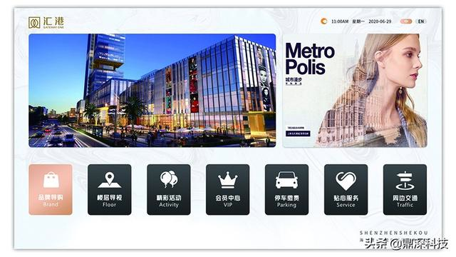 Shopping mall intelligent interactive navigation system｜Mall internal ...