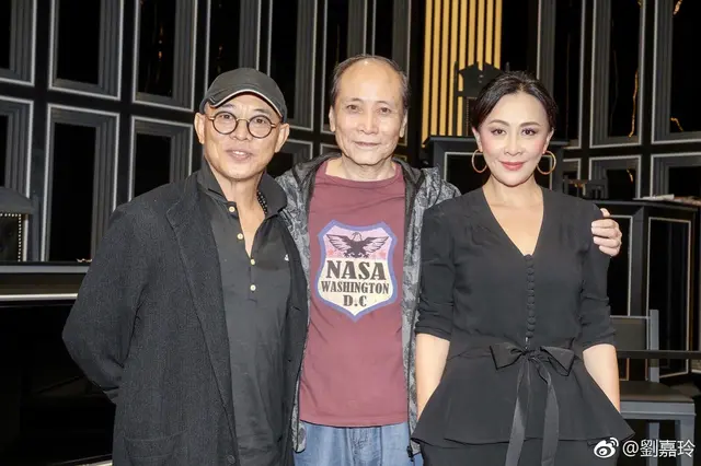 Rare picture of our son-in-law! Jet Li's father-in-law exposed, still ...