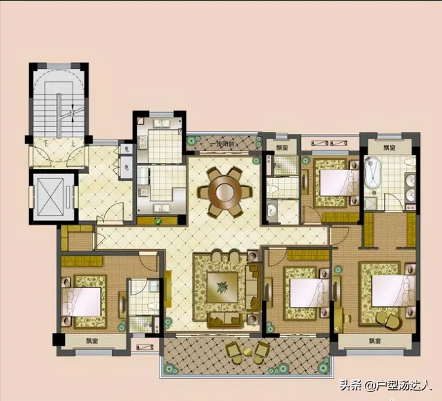 Perfect 178 square meters improved large apartment - home| DayDayNews