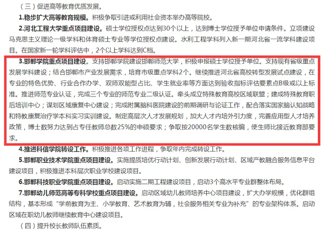 Starting from the construction of Handan Normal University by Handan ...