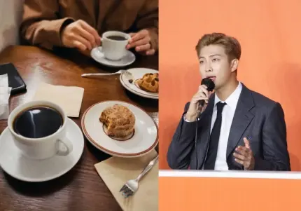 220114 The cafe where BTS RM goes is more powerful than disaster ...
